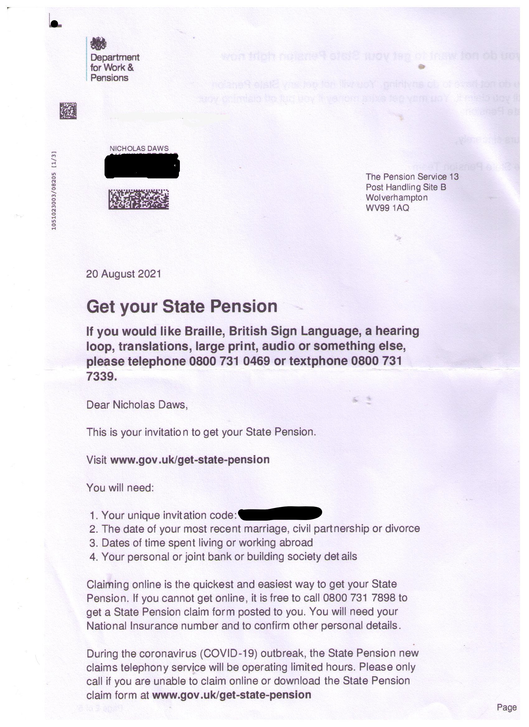 How to Claim Your State Pension - Pounds and Sense